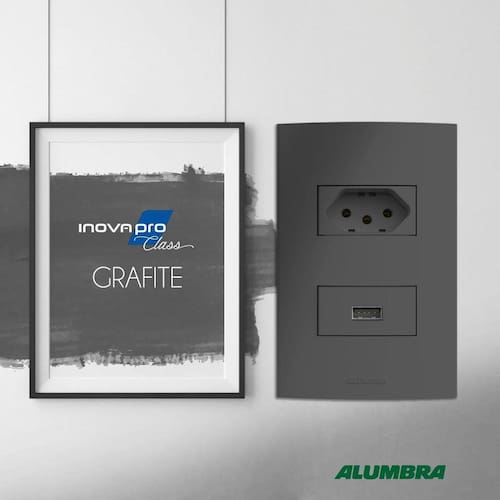 Placa 4X2 2 Módulos Inova Pro Class | Ponto