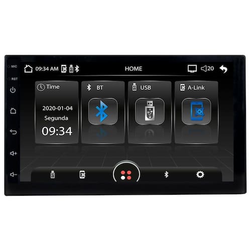 Central Multimídia MP5 Versa 2013 2014 2015 2016 2017 2018 2019 Bluetooth Usb Espelhamento ...