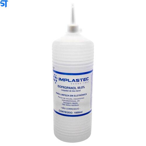 Álcool Isopropílico 99,8% Isopropanol Implastec Garrafa 1 Litro | Ponto Álcool Isopropílico 99,8% Isopropanol Implastec Garrafa 1 Litro | Ponto