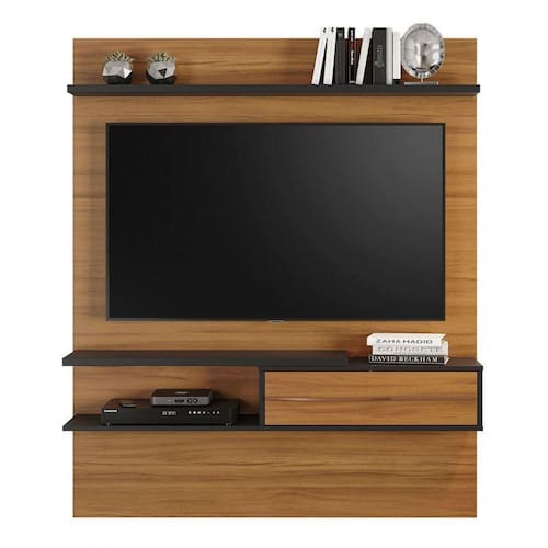 Painel Suspenso Nt 1155 Para Tv De 55 Polegadas Notável Freijó Trend ...