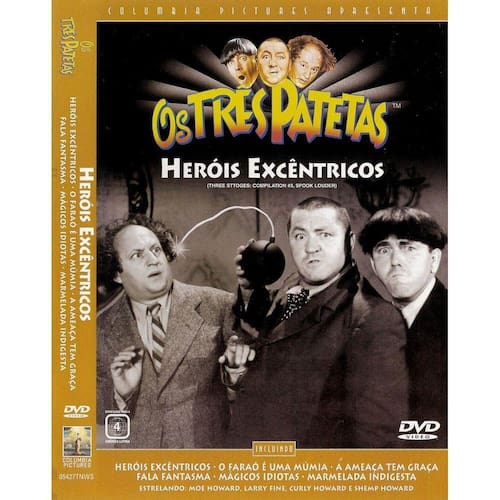 Dvd Os Três Patetas - Heróis Excêntricos | Ponto
