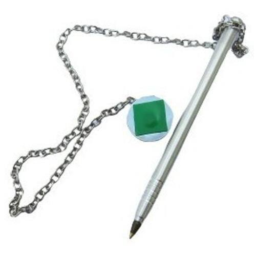 Caneta Fixa Com Corrente Para Balcão Mesa Tipo Moeda | Ponto Caneta Fixa Com Corrente Para Balcão Mesa Tipo Moeda | Ponto