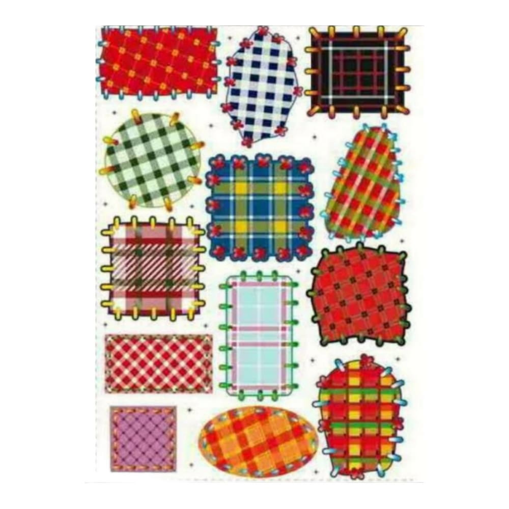 Retalho Junino Remendo Adesivo Decoração Festa | Ponto