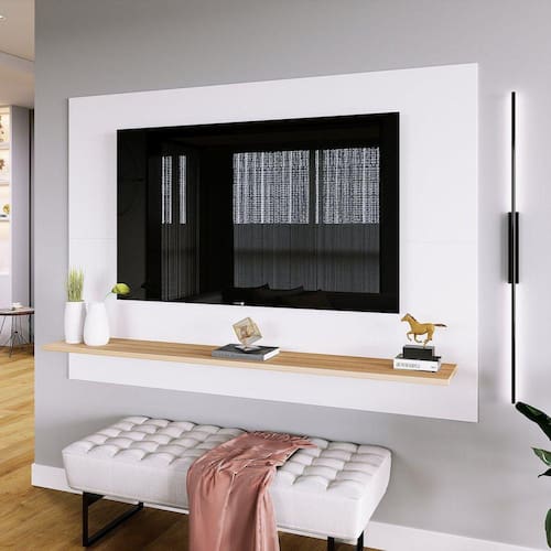 Painel para TV até 50 Polegadas 1 Prateleira | Ponto