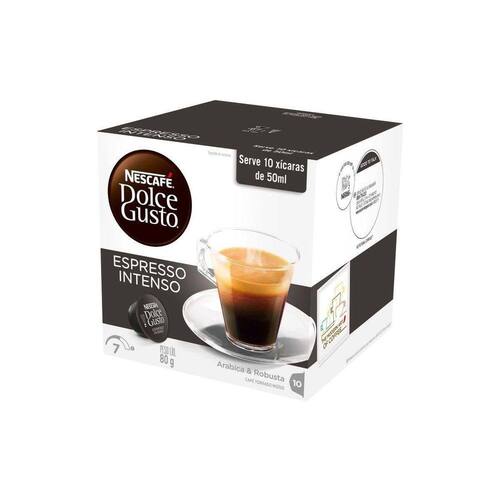 Café em Cápsula NESCAFÉ DOLCE GUSTO Espresso Intenso 10 Cápsulas | Ponto Café em Cápsula NESCAFÉ DOLCE GUSTO Espresso Intenso 10 Cápsulas | Ponto