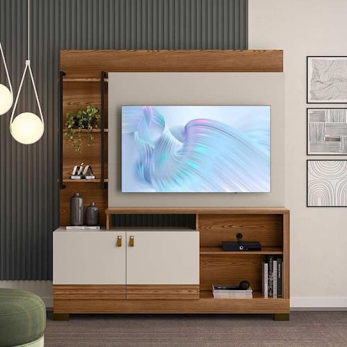 Estante Home Para TV 50 Polegadas 2 Portas | Ponto