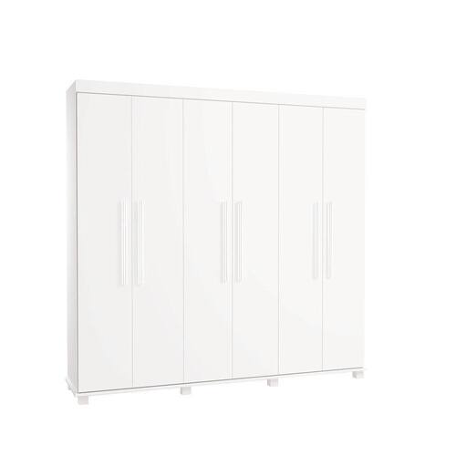 Guarda Roupa Casal 6 Portas 4 Gavetas 100% | Ponto