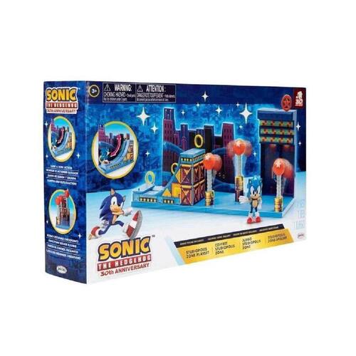 Brinquedo Sonic Fase Studiopolis Playset Cenario | Ponto Brinquedo Sonic Fase Studiopolis Playset Cenario | Ponto