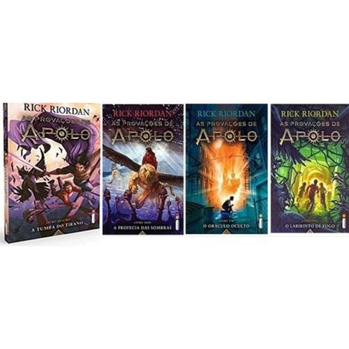 Kit 4 Livros As Provações De Apolo Rick Ponto