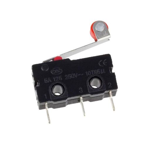 Micro Switch 10T85 5A 250V Com Roldana | Ponto
