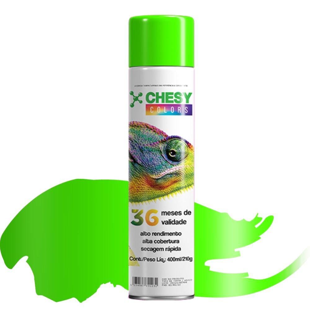 Tinta Spray Chesy Luminoso Verde 210G | Ponto