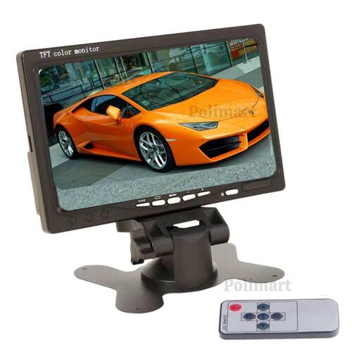 Tela Monitor Veicular Analógica 7 Lcd Portátil Cftv | Ponto
