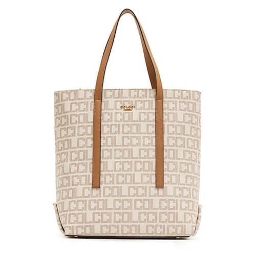Bolsa Colcci Shopping Bag Logomania Off-White | Ponto