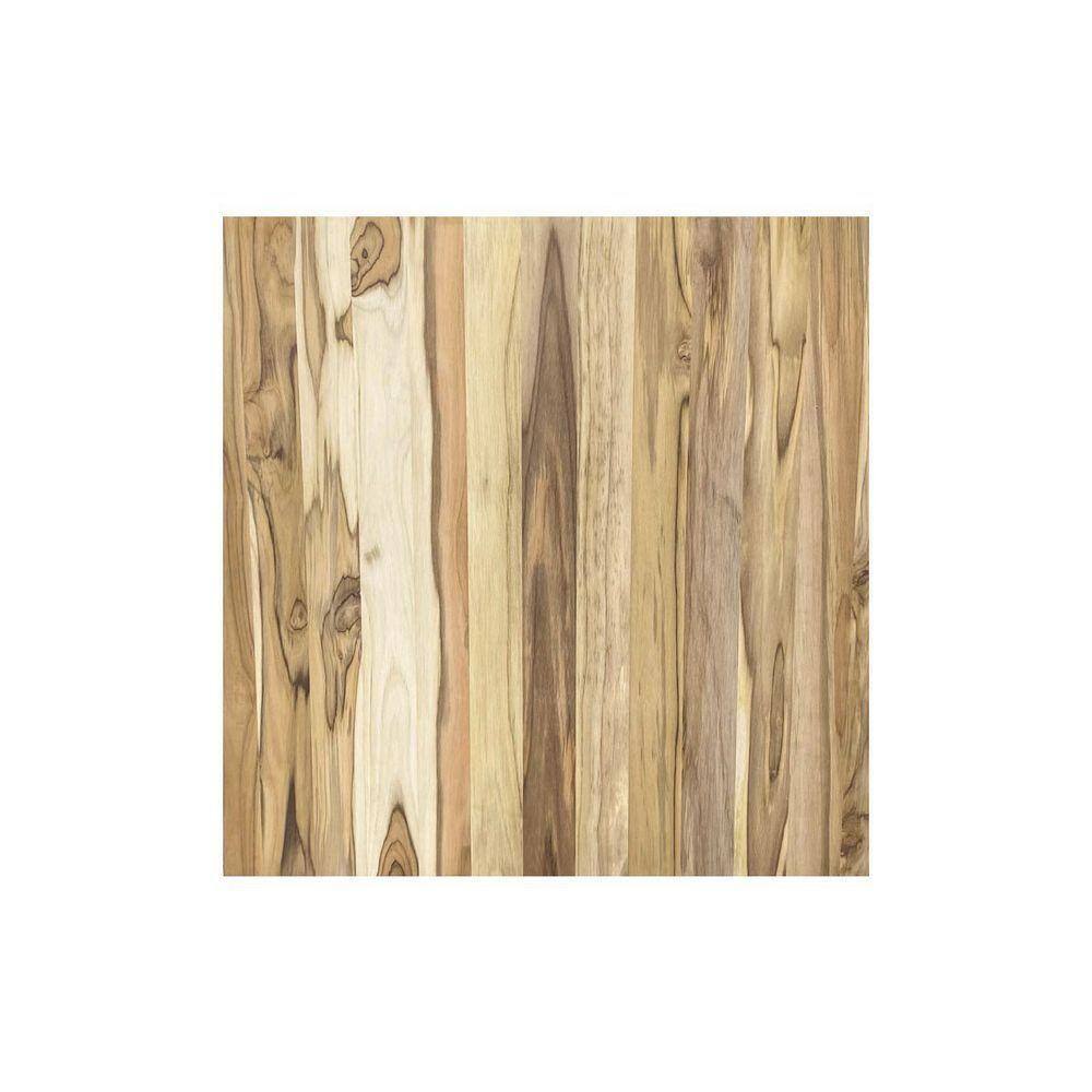 Painel De Madeira Teca Quadrado Multiuso Natural | Ponto