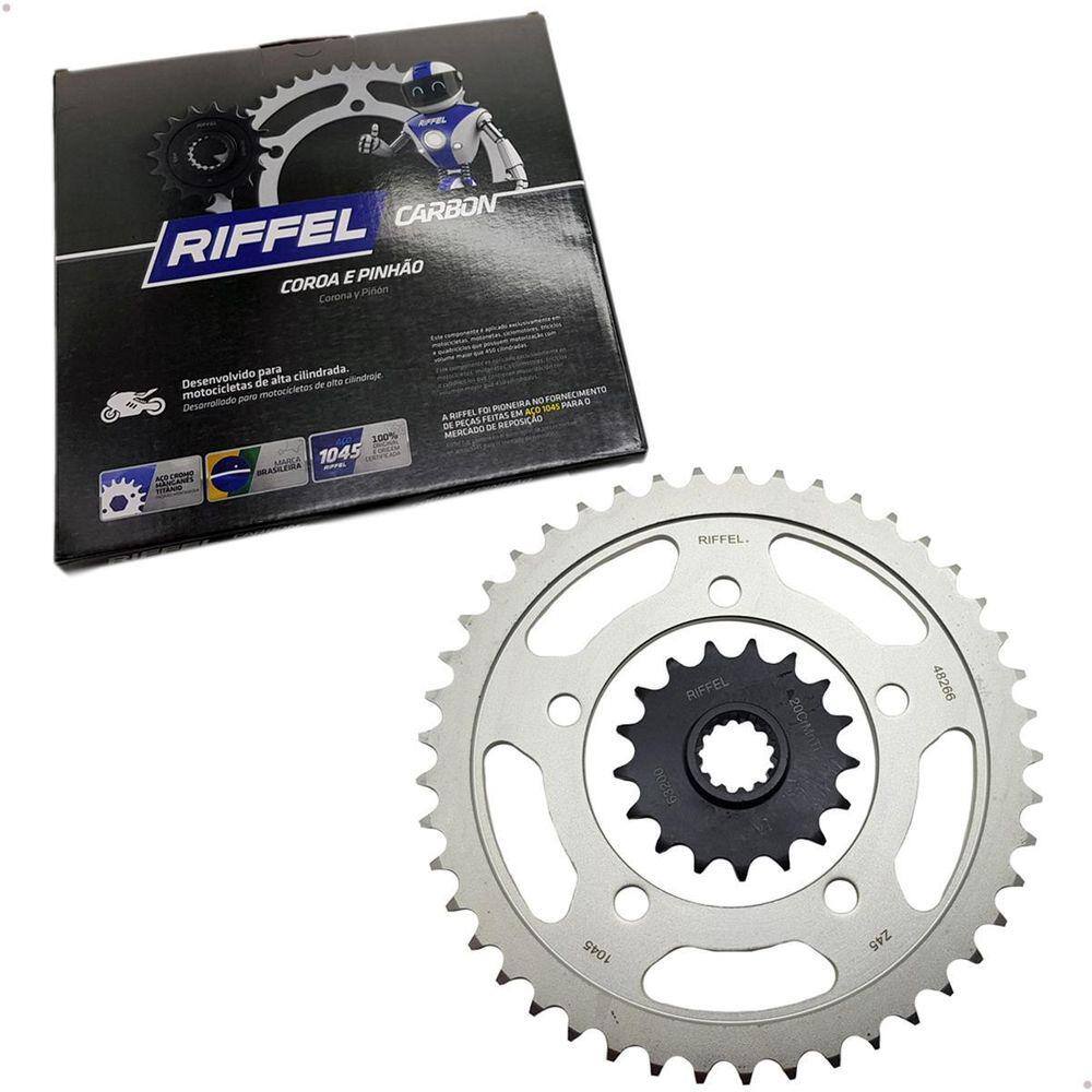 Kit Coroa Pinhão Riffel Carbon S1000 | Ponto