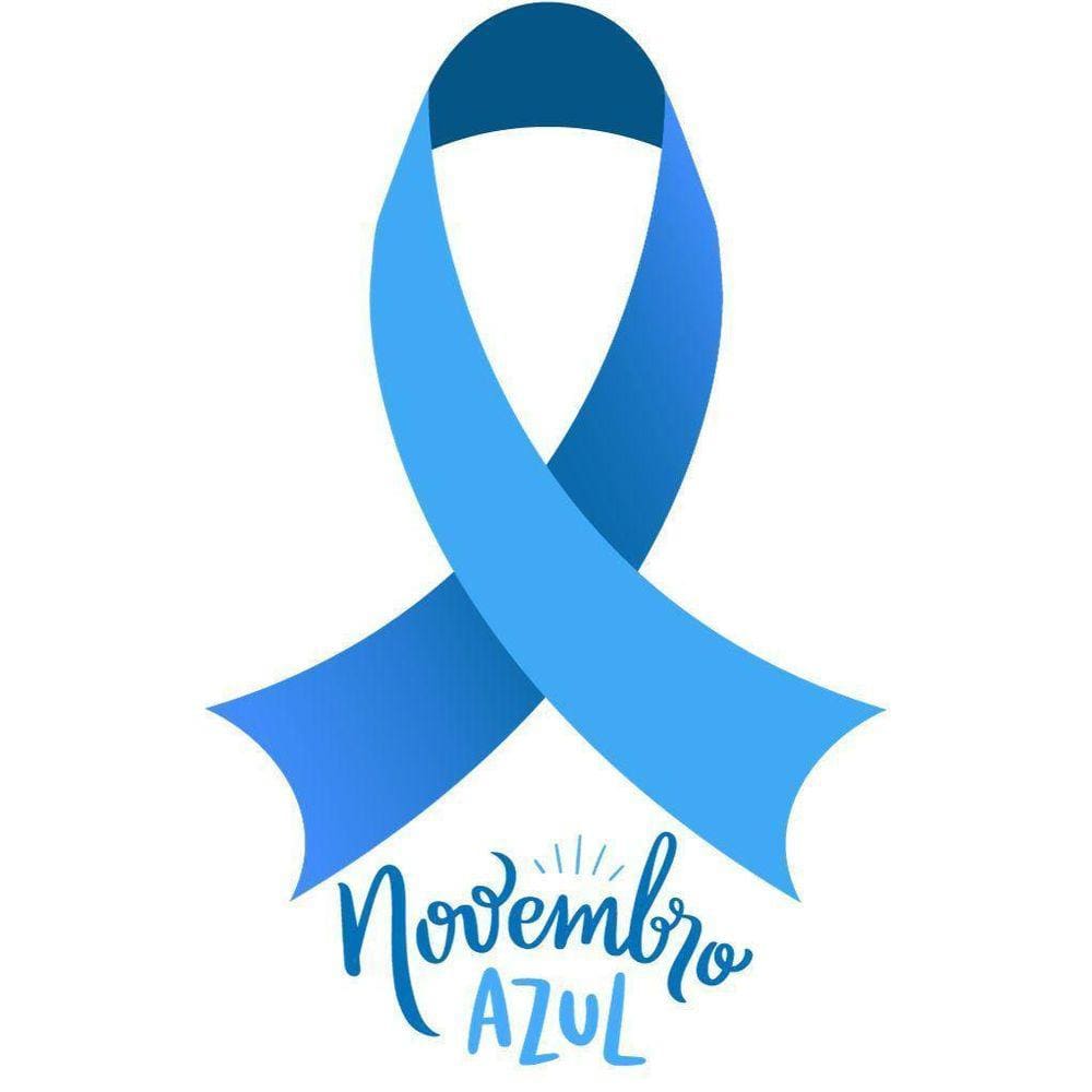 Adesivo Decoração Laço Novembro Azul Prevenção | Ponto