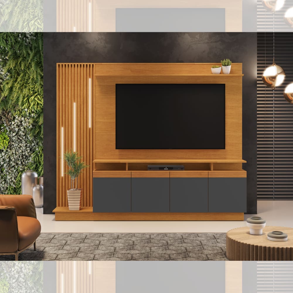 Estante Home para TV Absoluto Candian Cinamomo | Ponto