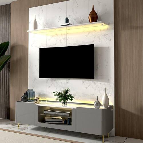 Rack com Painel para TV até 75 Polegadas | Ponto