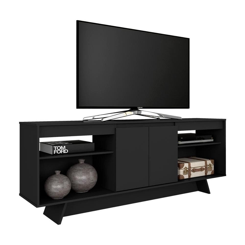 Rack 1,60m 55 Polegadas Tulum Preto | Ponto