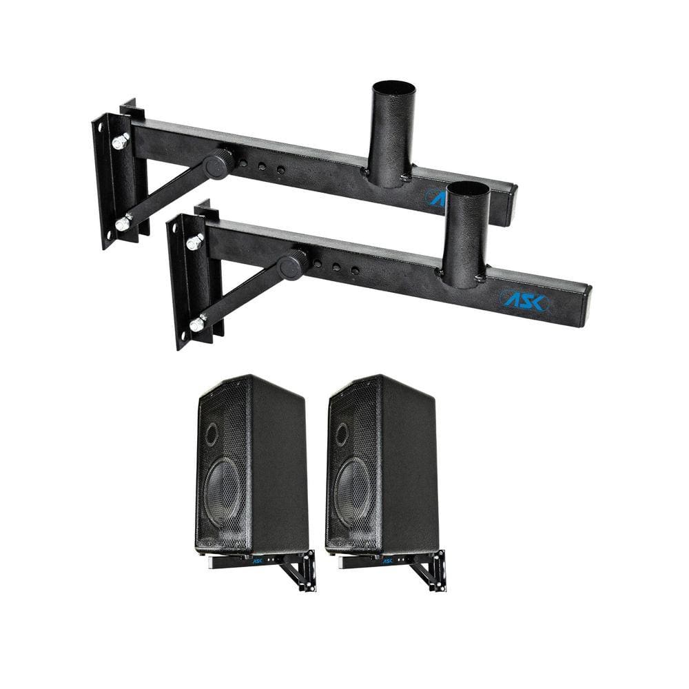 Suporte Parede Caixa Som Inclinação - Aço | Ponto