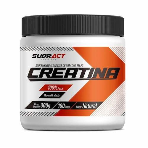 Creatina Monohidratada 100 Pura 300g Sudract Ponto