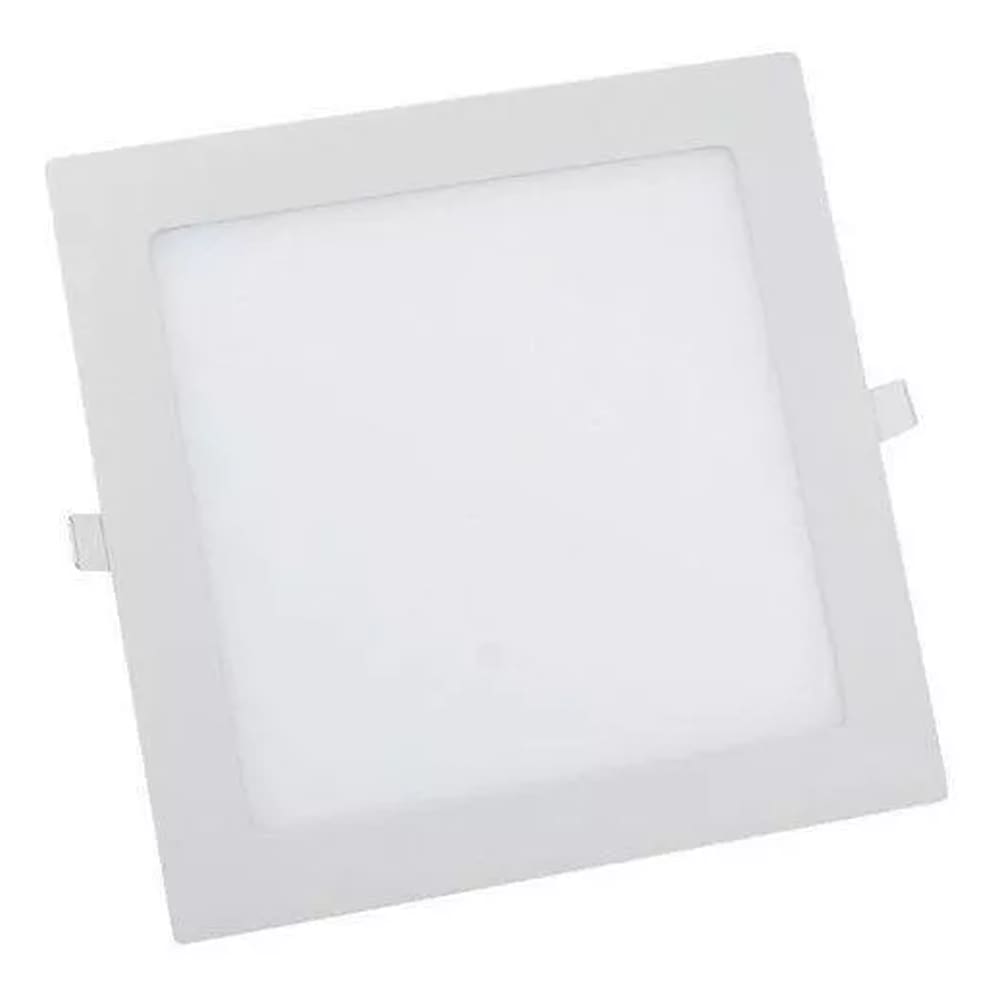 Painel Led Plafon Embutir 12w Quadrado | Ponto