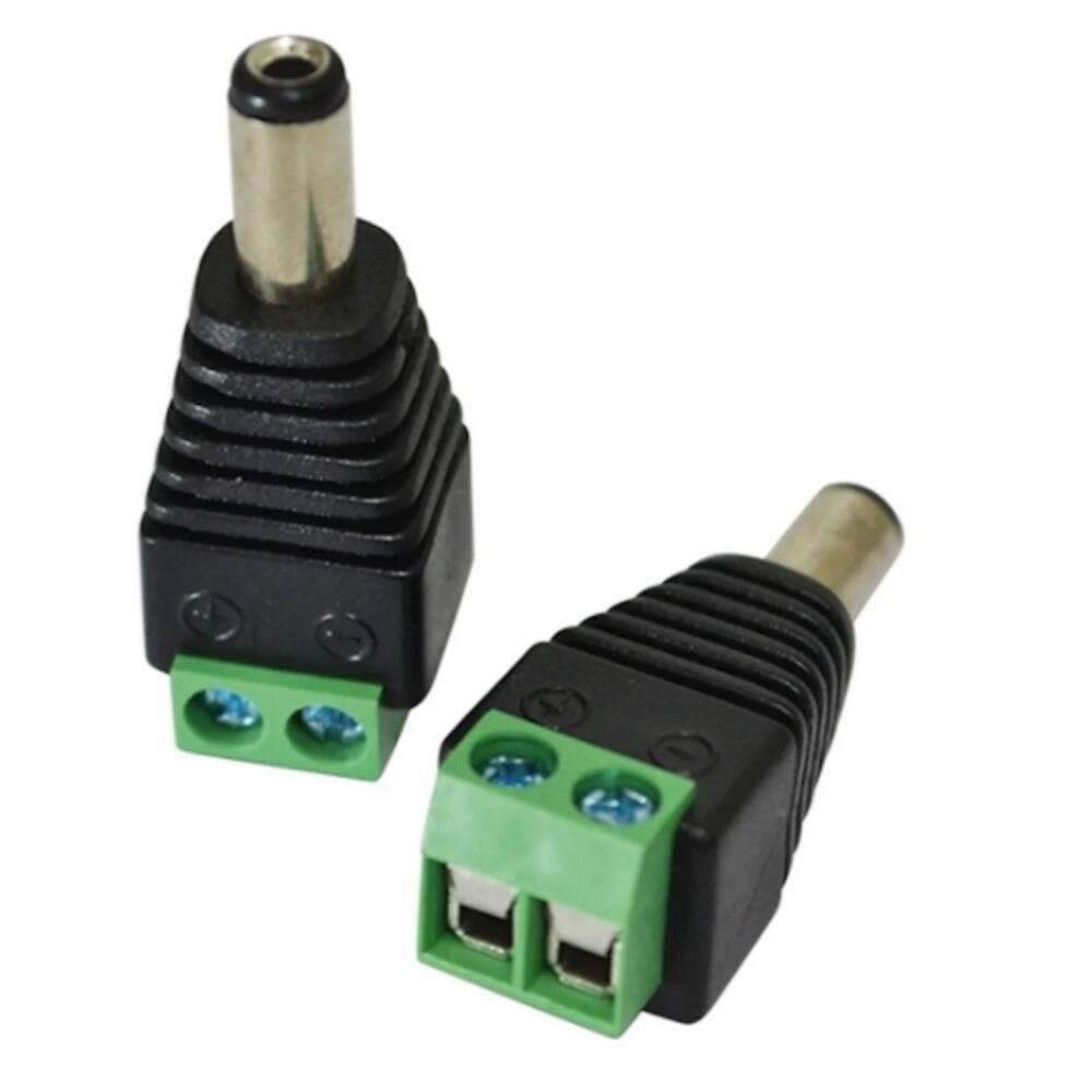 Conector P4 Macho com Borne para CFTV - Unitário | Ponto