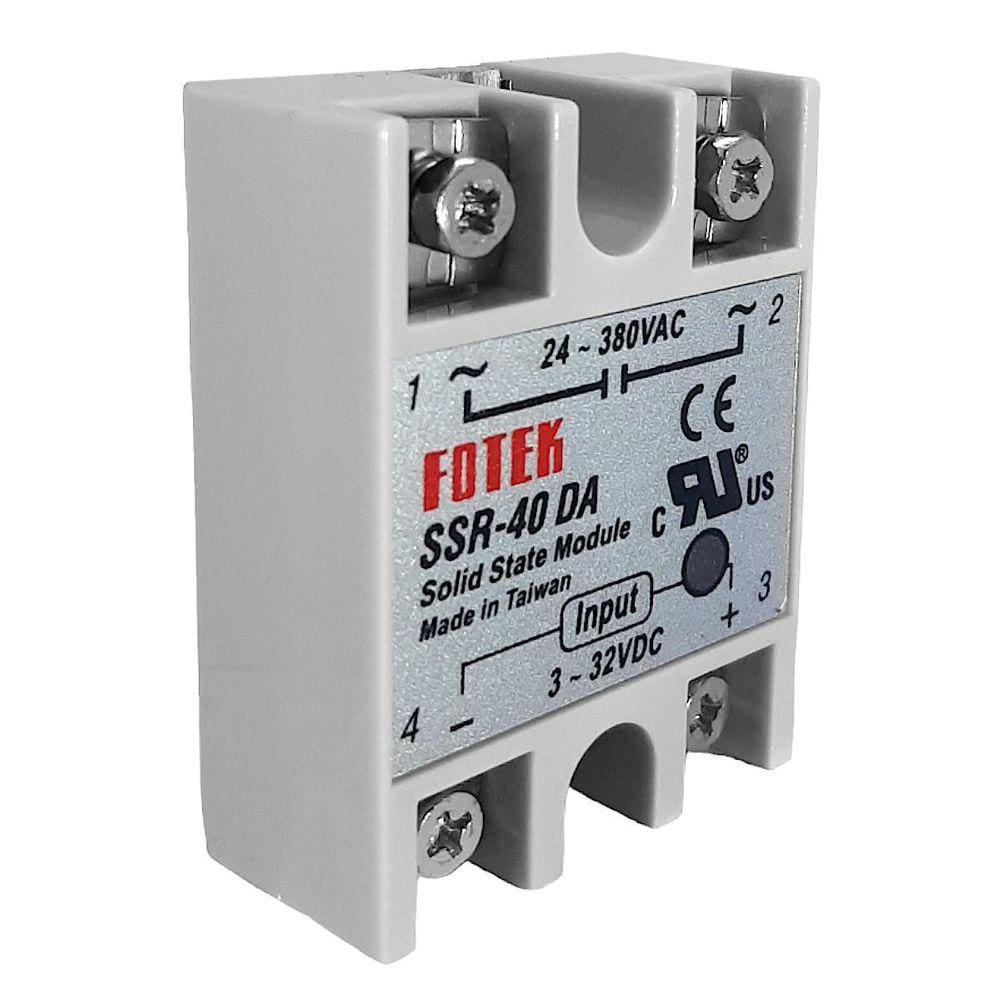 Relé de Estado Sólido Monofásico SSR-40DA 3-32VDC | Ponto