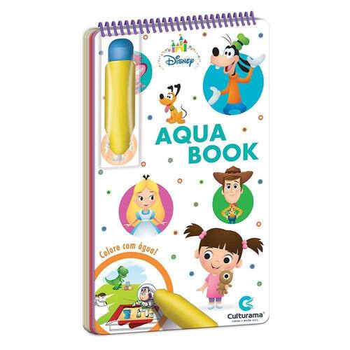Livro De Colorir Com água - Aqua Book Disney | Ponto