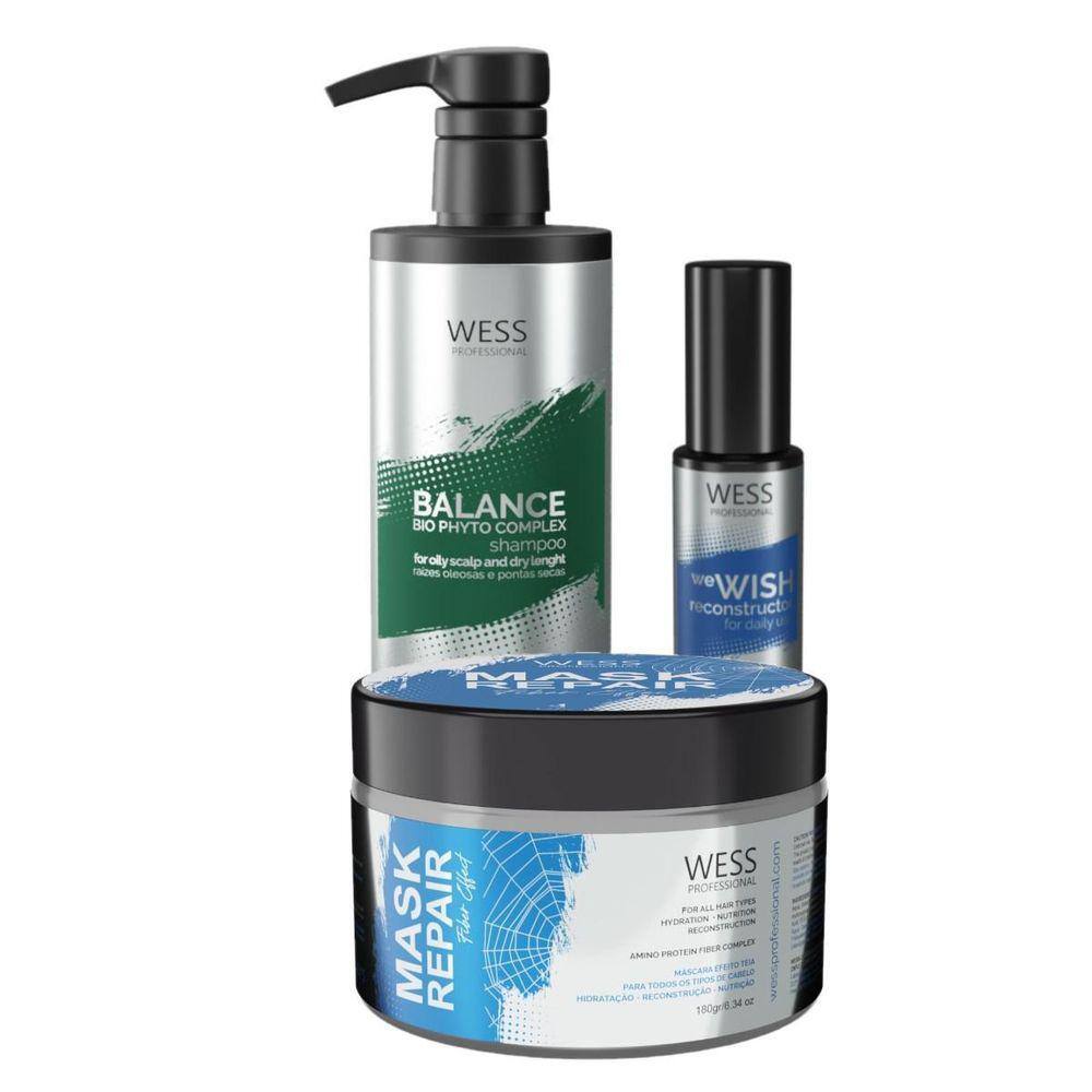 Kit Wess Balance Sh 500Ml + Mask | Ponto