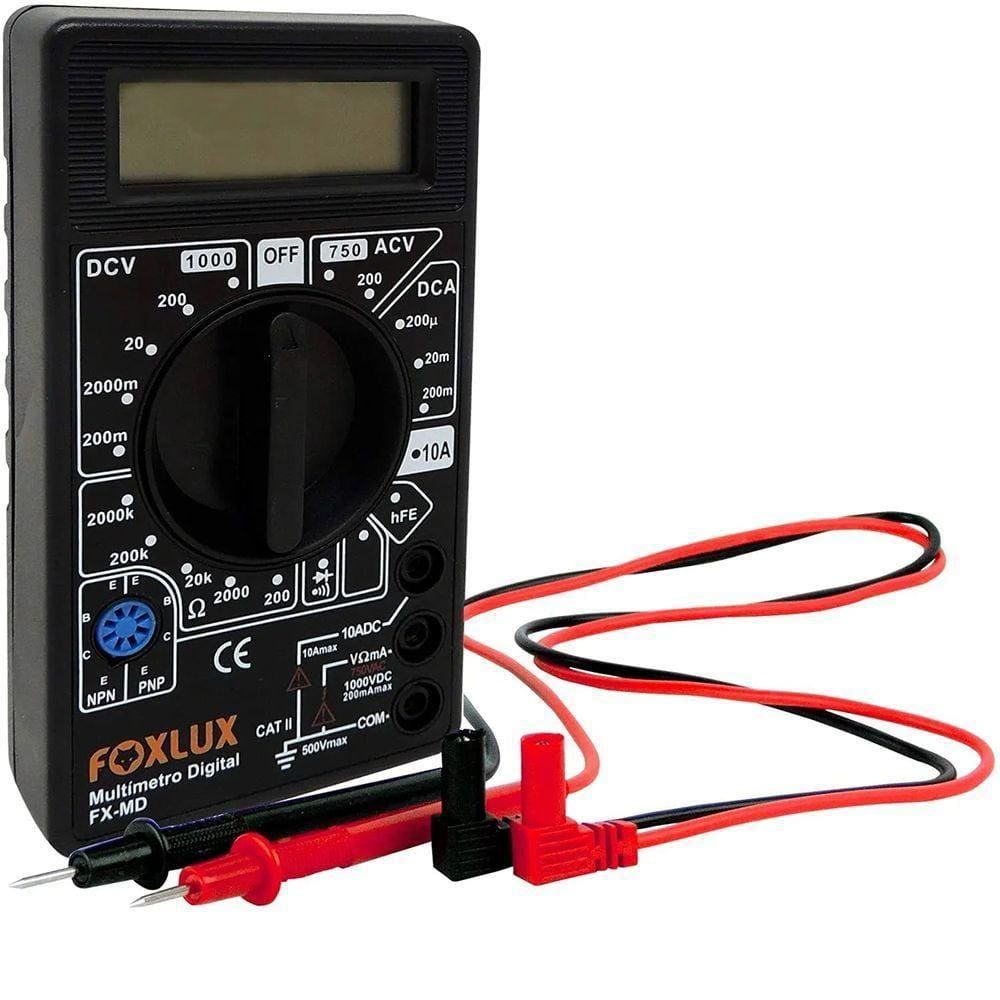 Multimetro Digital Fx-md - Foxlux | Ponto