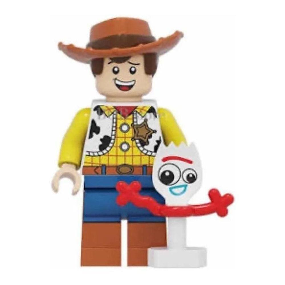 Boneco Blocos De Montar Woody Com Sporky Toy | Ponto