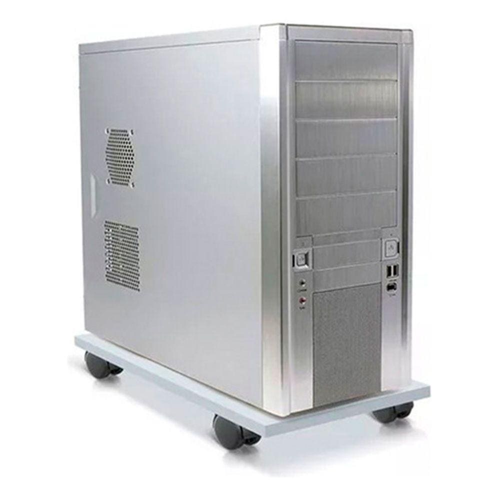 Base Suporte Gabinete Cpu Computador Branco | Ponto