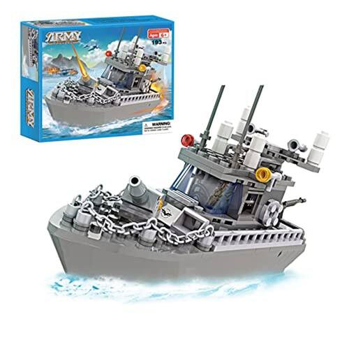 COGO MAN Kit de Construção de Encouraçado 193 | Ponto