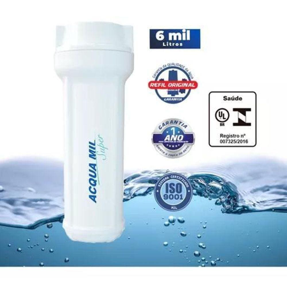Filtro De Agua Super Acquamil Retira Cloro | Ponto