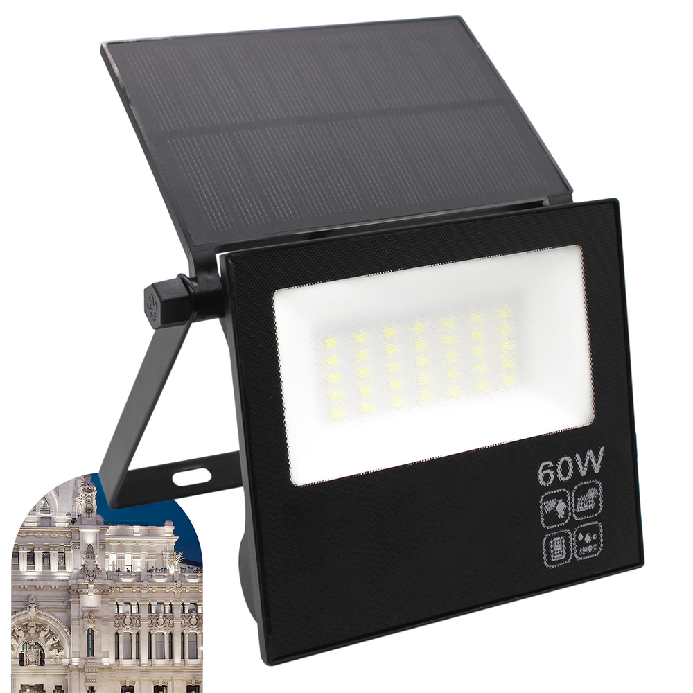 Refletor Solar Led 60w Placa Prova | Ponto