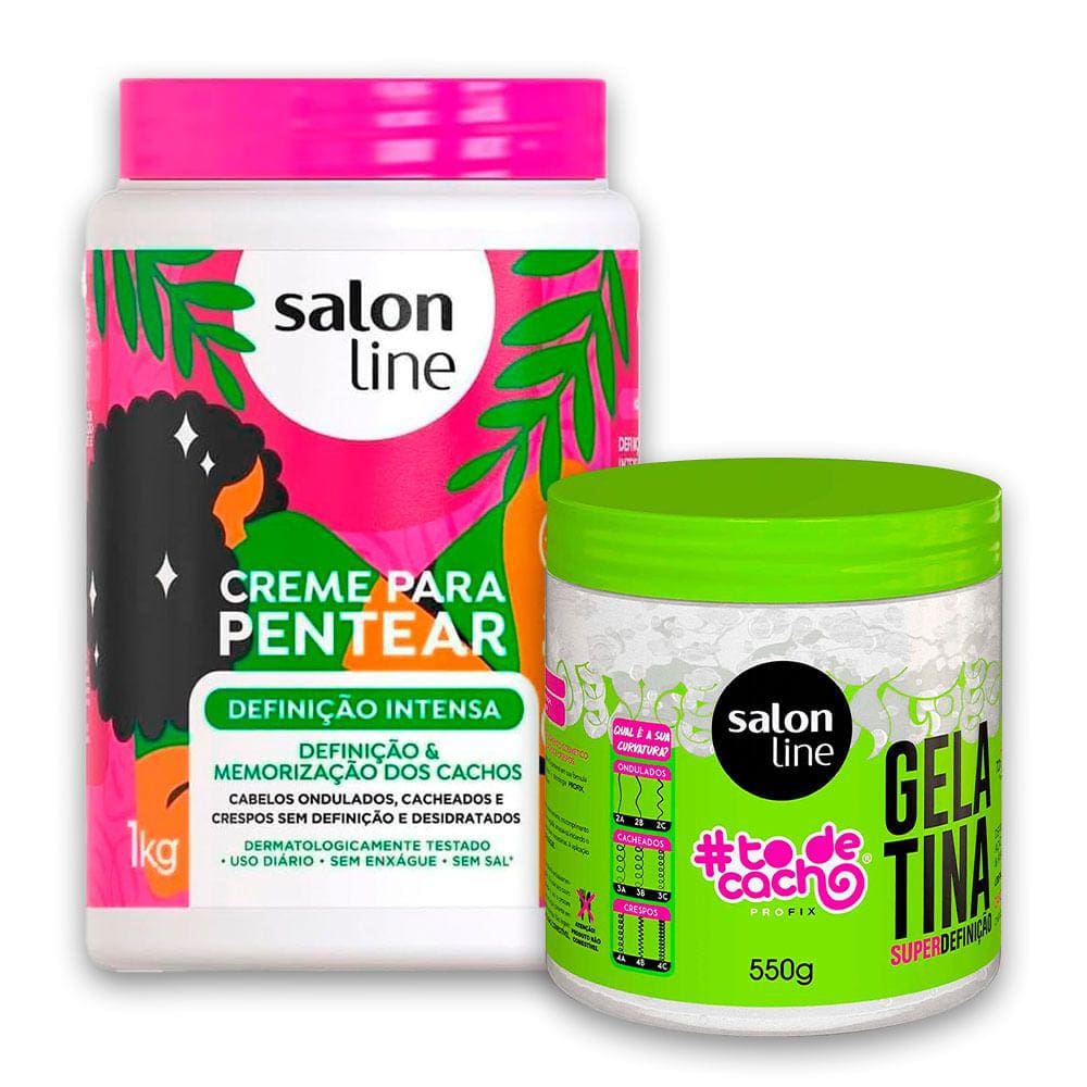 Kit Creme De Pentear Salon Line Definição | Ponto