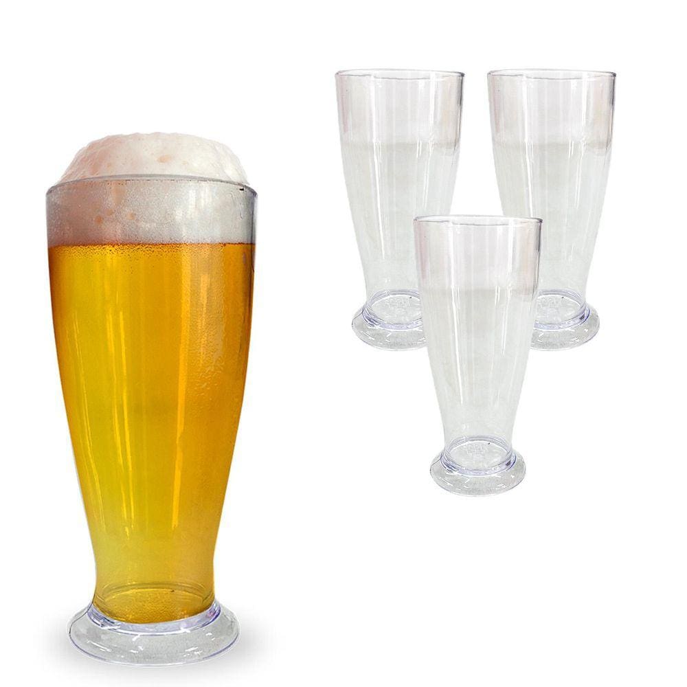 Kit 4 Copo Tulipa Para Chopp Cerveja Acrílico | Ponto