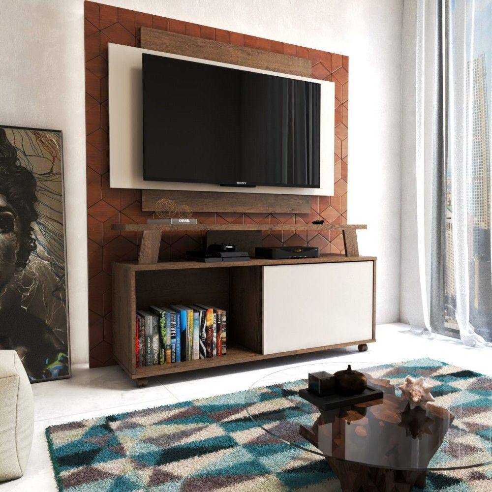 Rack com Painel para TV Até 50 Polegadas | Ponto