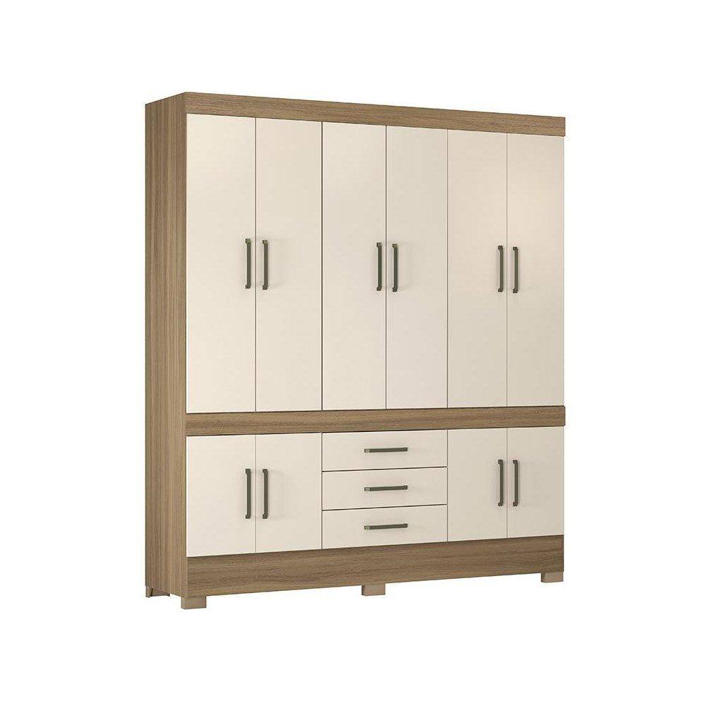 Guarda Roupa Moderno Embutido 10 Portas | Ponto