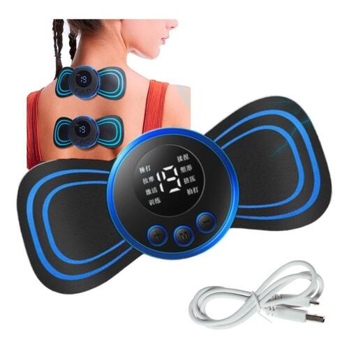 Massageador eletrico choque ems dor coluna | Ponto