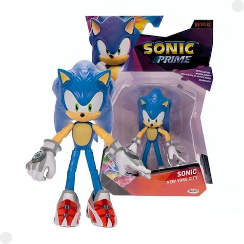 Boneco Sonic Prime New Yoke City | Ponto