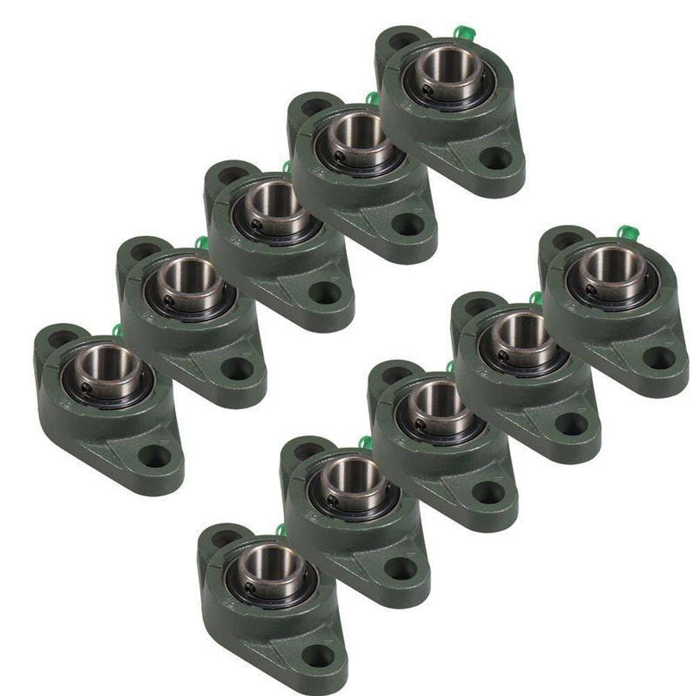 10 mancal flange com rolamento ucfl208 - p eixo | Ponto