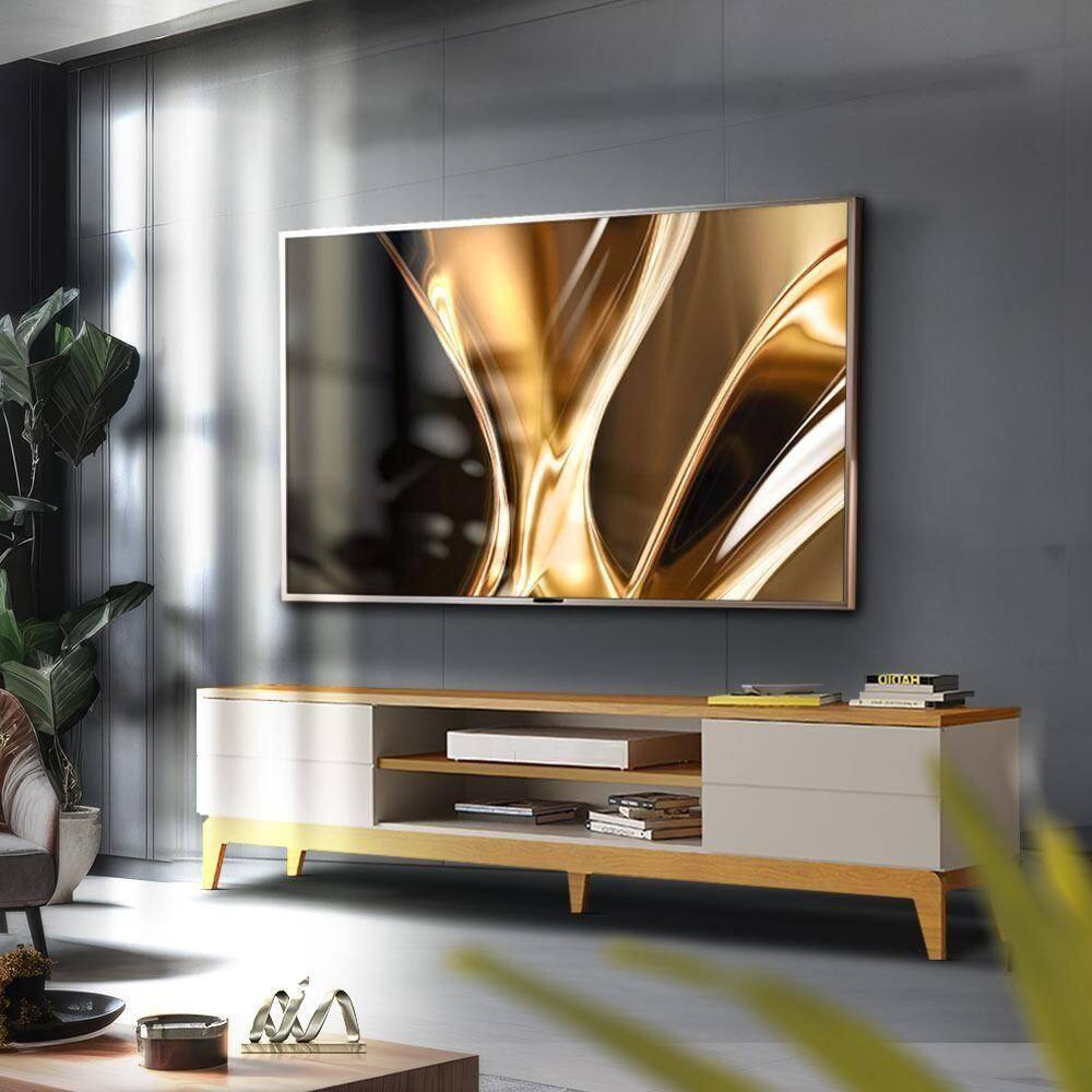 Rack Retrô Tv Até 75 Polegadas | Ponto