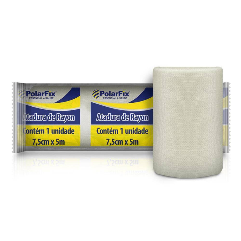 Bandagem Faixa Atadura De Rayon 7,5Cm X 5M | Ponto