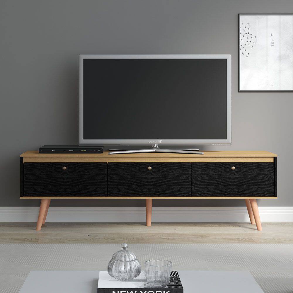 Rack Para Tv 70 Polegadas Memphis 3 Portas | Ponto