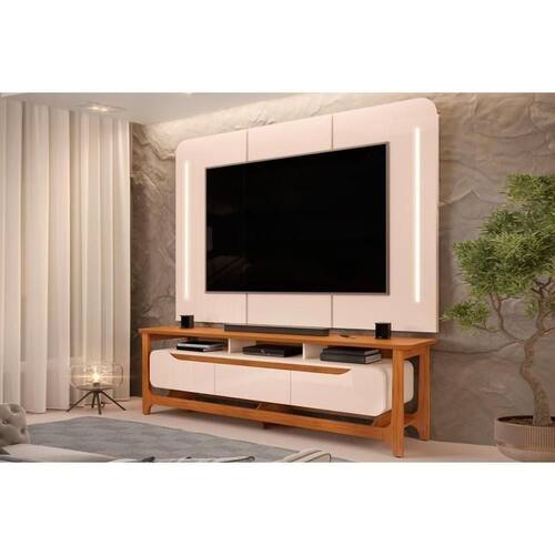 Rack Bancada Com Painel Para Tv Até 75 | Ponto