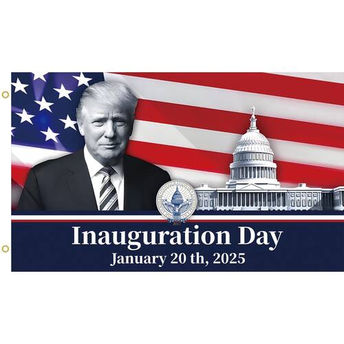 Bandeira: WENWELL, Dia da Inauguração de Trump, 2025, | Ponto
