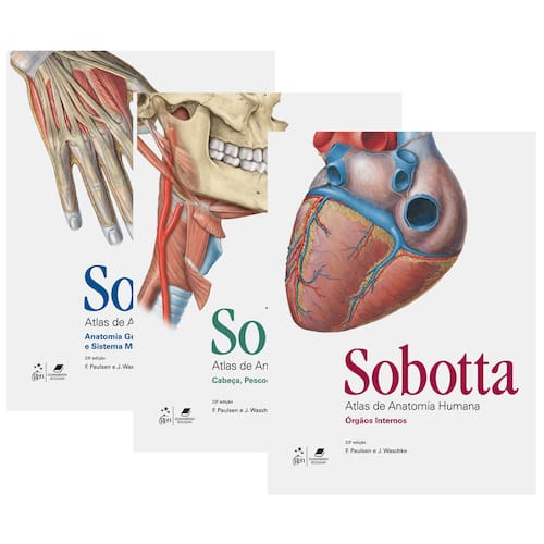 Livro - Atlas de Anatomia Humana - 3 Volumes | Ponto Livro - Atlas de Anatomia Humana - 3 Volumes | Ponto