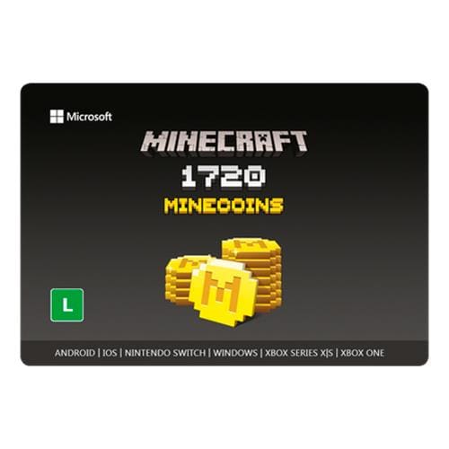 Gift Card Digital Minecraft Minecoins | Ponto